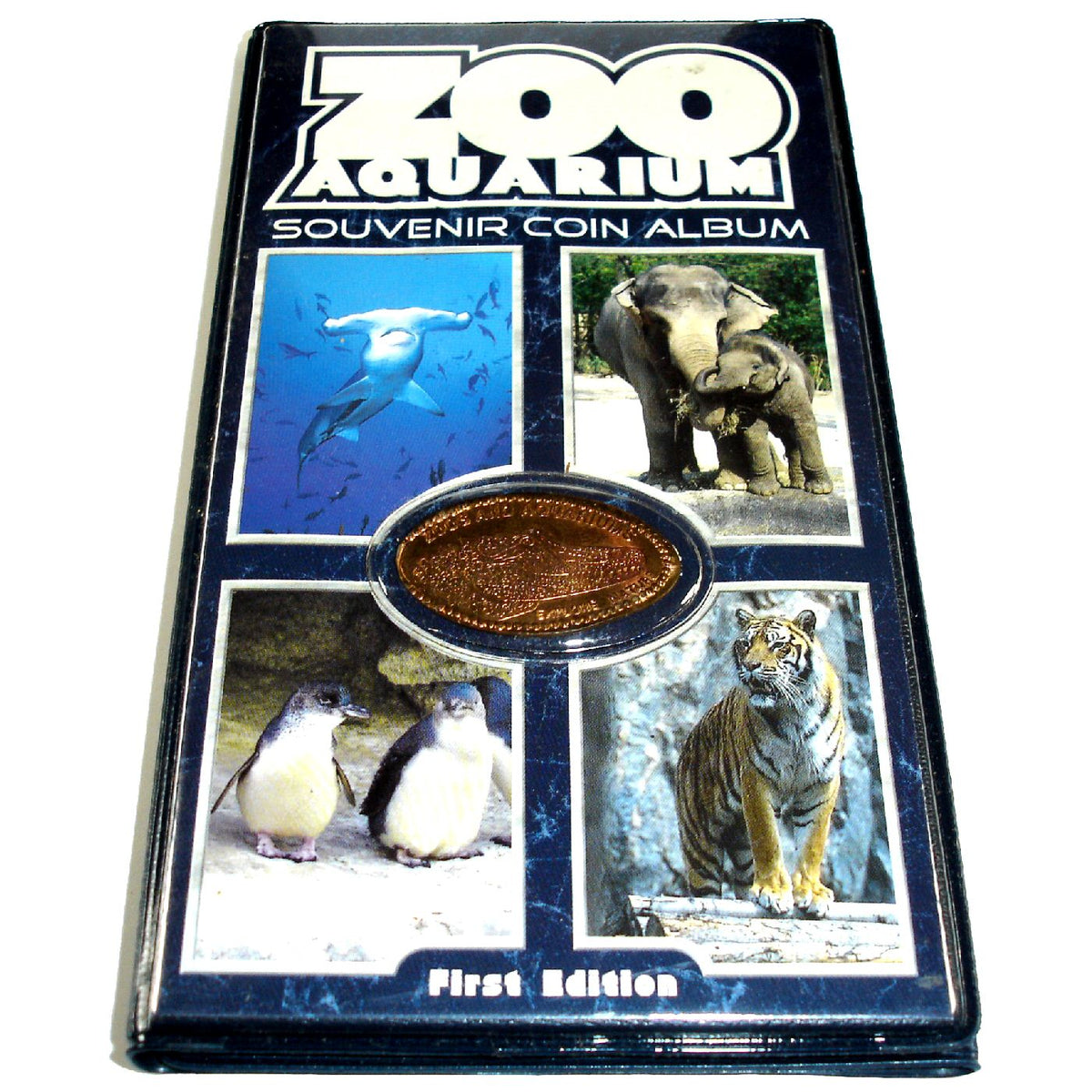 Zoo Aquarium Souvenir Coin Album with Bonus Coin – PennyPresses.com