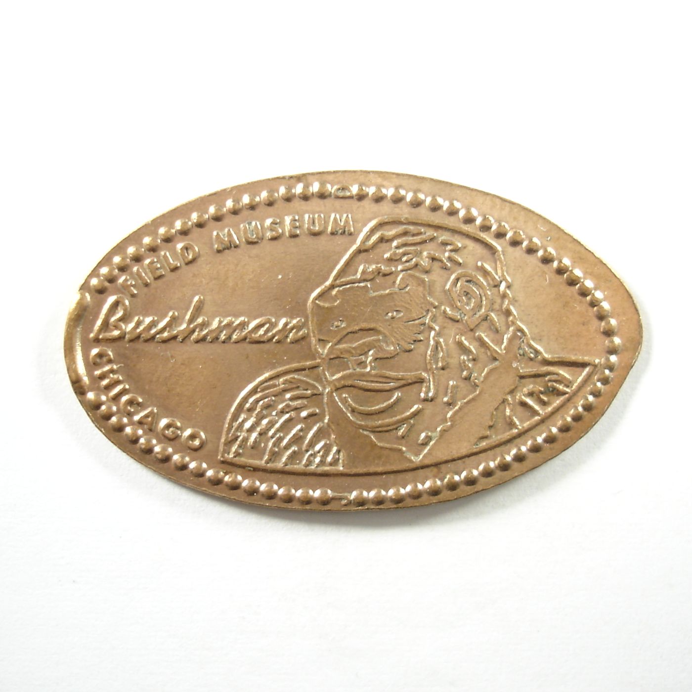 Pressed Penny: Field Museum - Chicago - Bushman the Gorilla ...