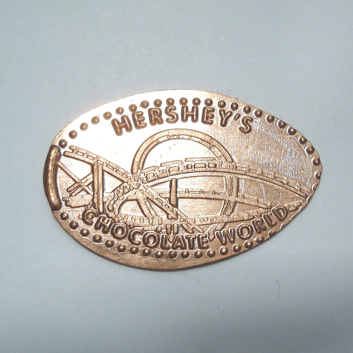 Pressed Penny: Hershey's Chocolate World - Roller Coaster – Penny Presses