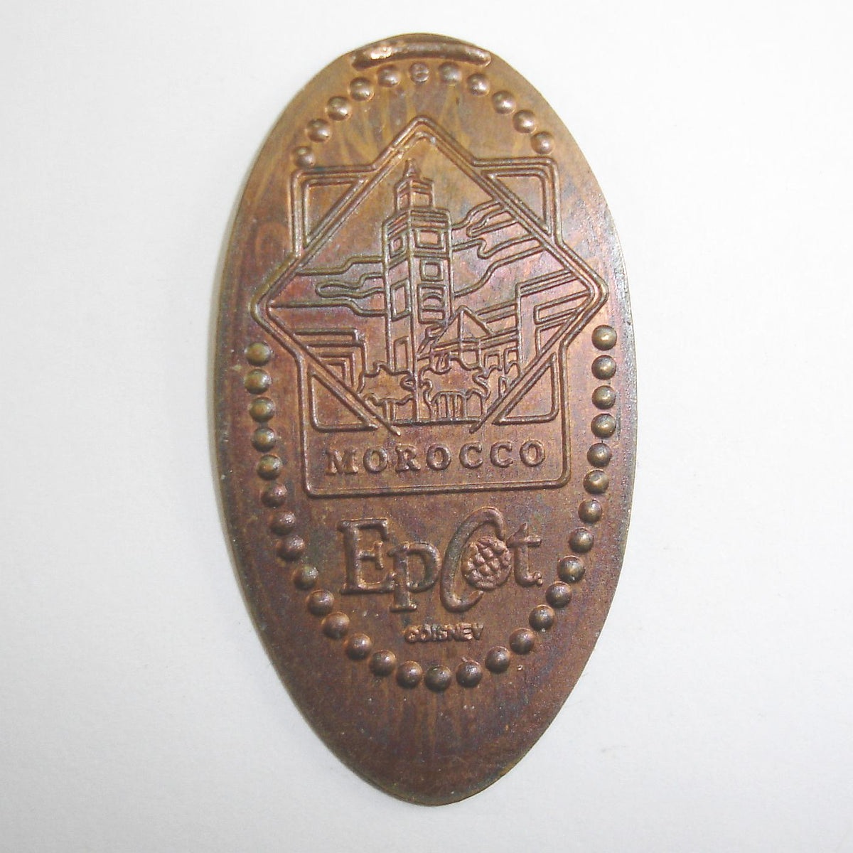 Pressed Penny: Disney Epcot - Morocco - Diamond Design – PennyPresses.com