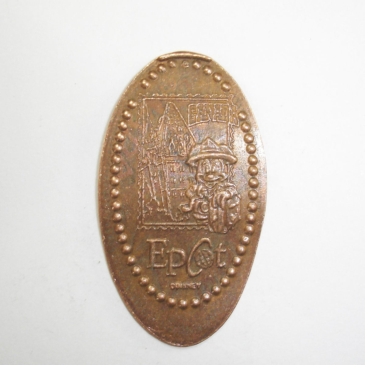 Pressed Penny: Disney Epcot - Canada - Mickey Stamp Design – Penny Presses
