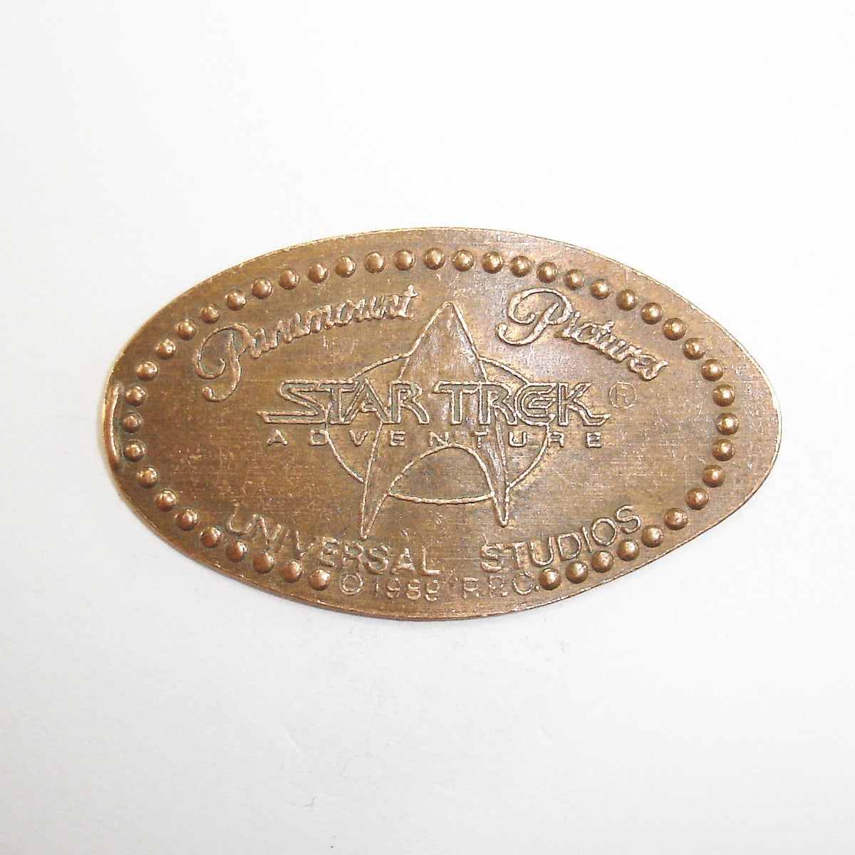 Pressed Penny: Star Trek Adventure - Paramount Pictures Universal Stud ...