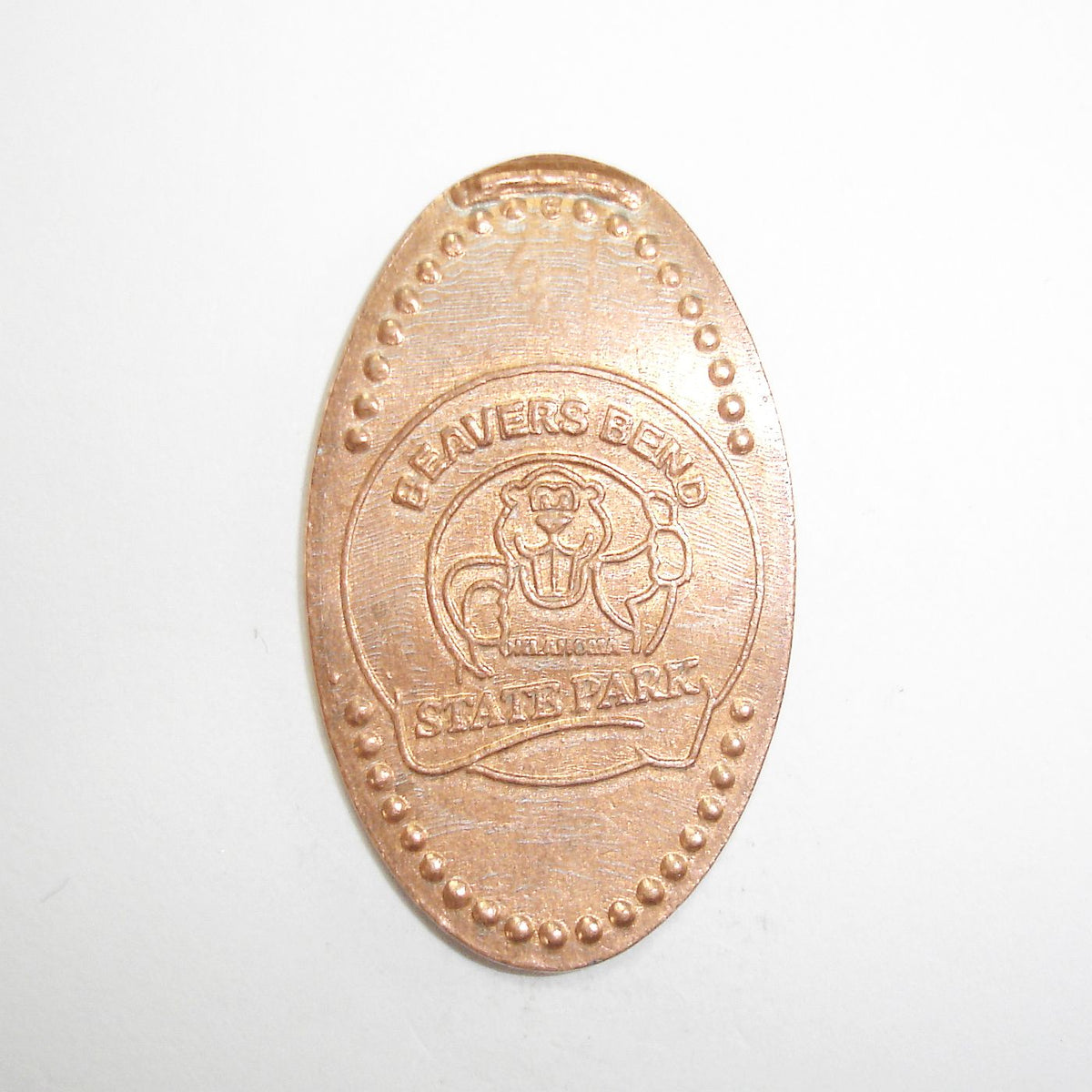 Pressed Penny: Beavers Bend State Park - Beaver Mascot – Penny Presses