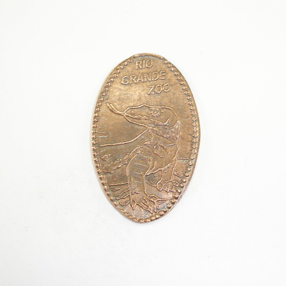 Pressed Penny: Rio Grande Zoo - Monitor Lizard – Penny Presses
