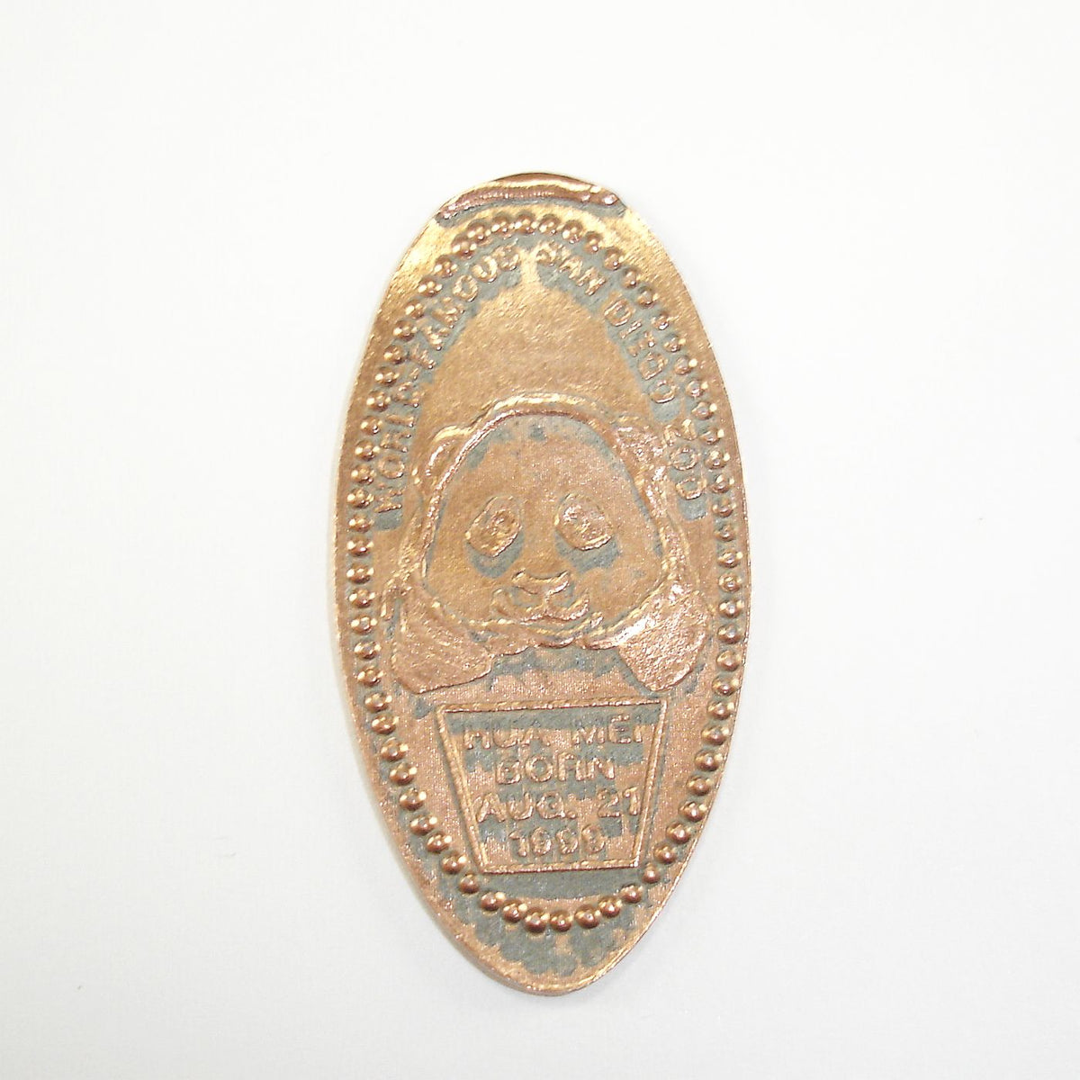 Pressed Penny: World Famous San Diego Zoo - Panda Hua Mei Born Aug 21 ...