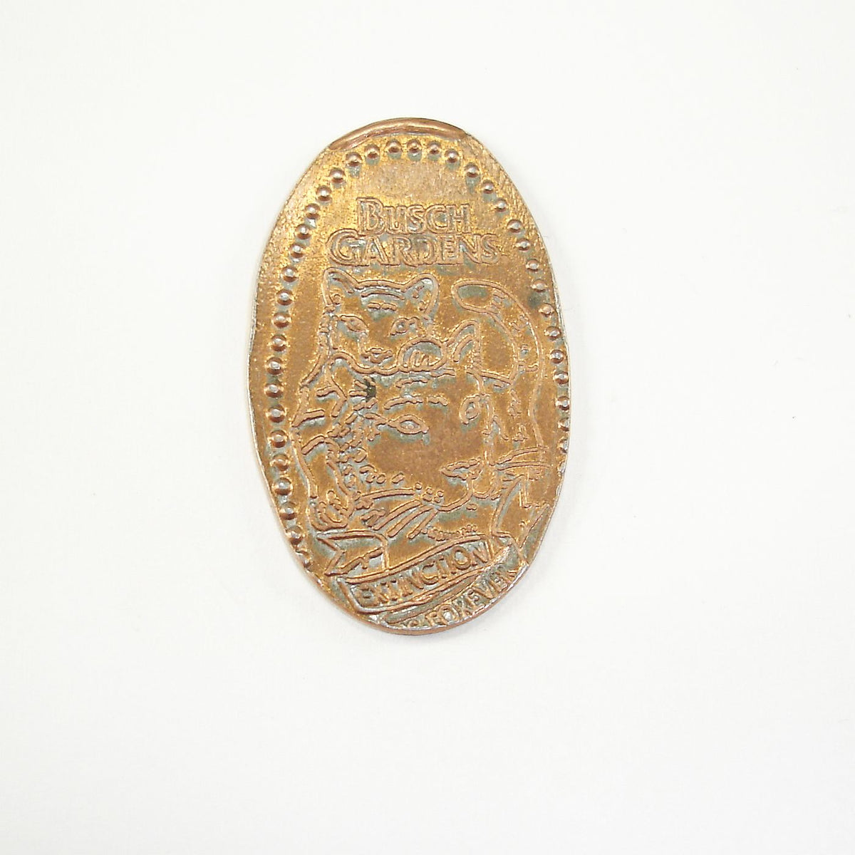 Pressed Penny: Busch Gardens - Extintion Forever - Lion with Cub ...