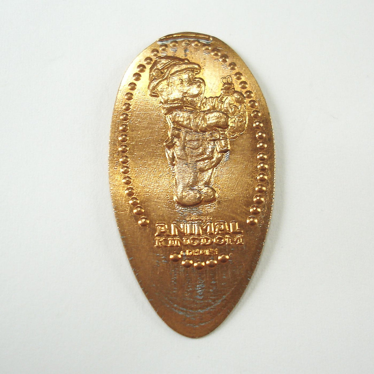 Pressed Penny: Disney Animal Kingdom - Winnie the Pooh in Safari Outfi ...