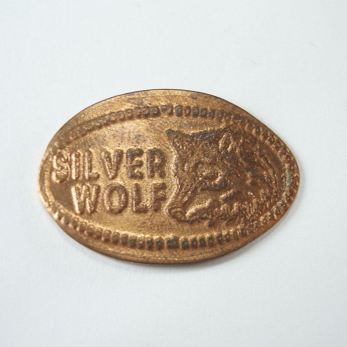 Pressed Penny: Silver Wolf - Wolf Head – PennyPresses.com