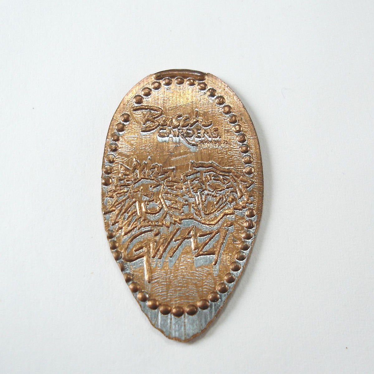 Pressed Penny: Busch Gardens - Gwazi - Logo – Penny Presses