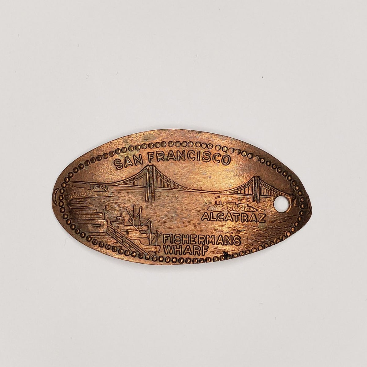 Pressed Penny: San Francisco - Golden Gate Bridge, Alcatraz, Fisherman ...
