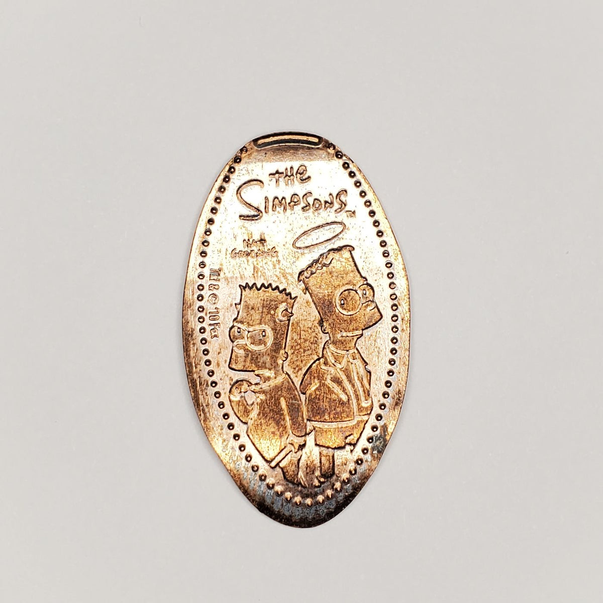 Pressed Penny: The Simpsons - Good and Evil Bart (b) – Penny Presses