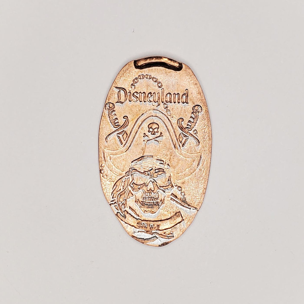 Pressed Penny: Disneyland - Pirates of the Caribbean - Pirate Skull an ...