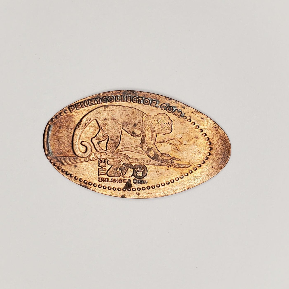 Pressed Penny: The Zoo - Oklahoma City - Monkey – Penny Presses