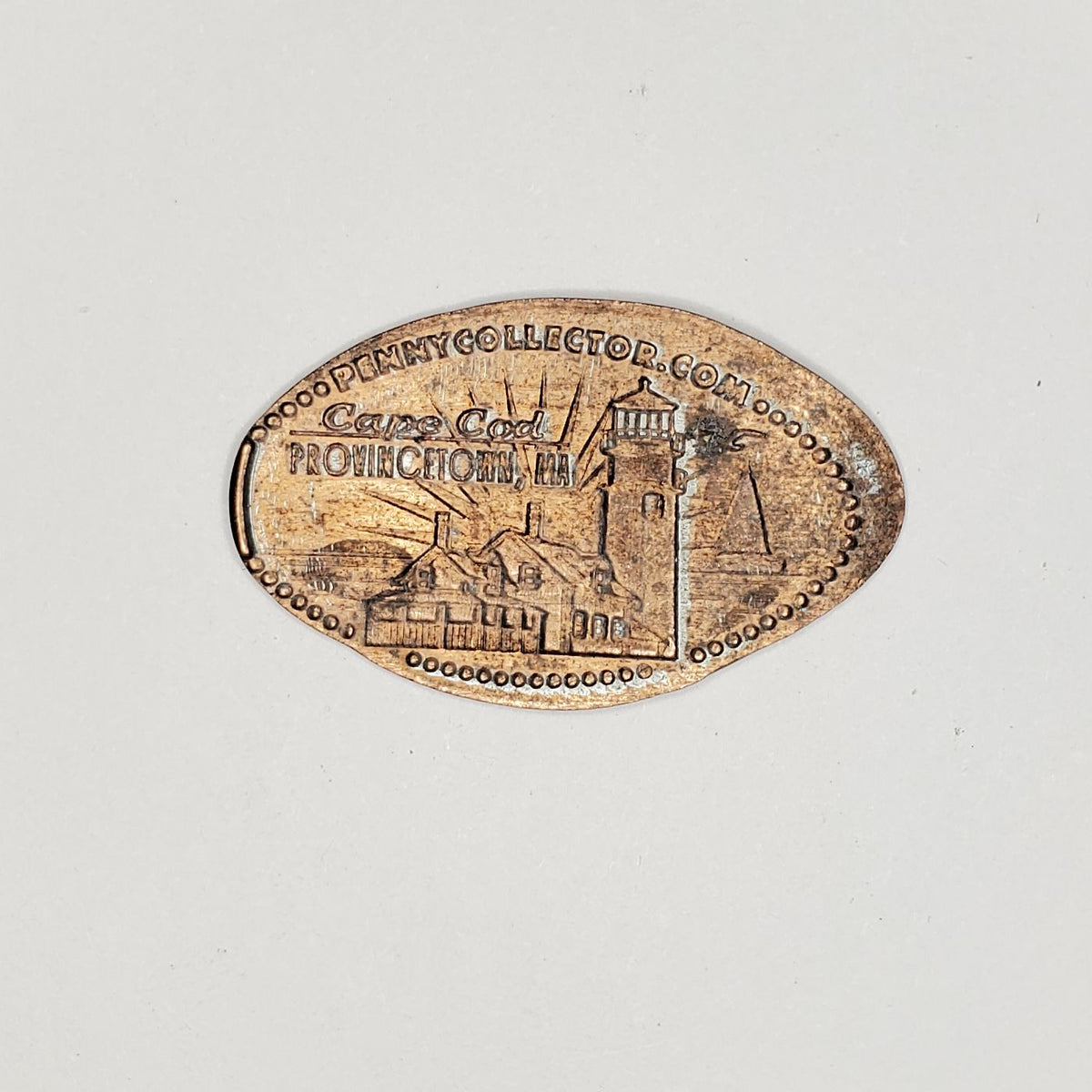 Pressed Penny: Cape Cod - Provincetown MA - Lighthouse – PennyPresses.com