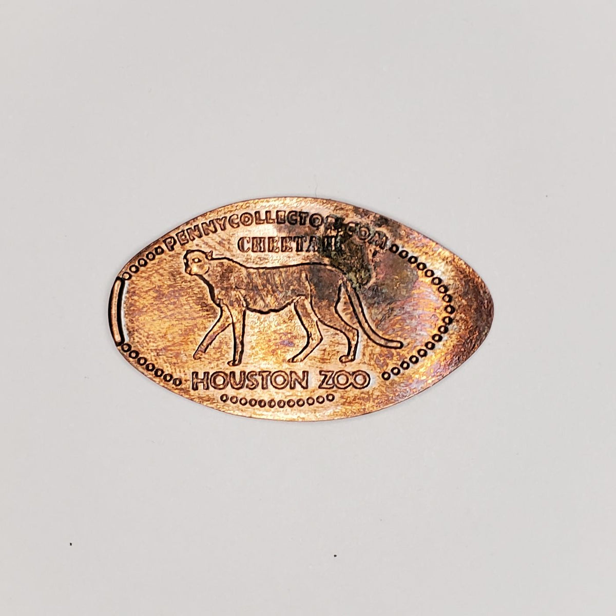Pressed Penny: Houston Zoo - Cheetah – PennyPresses.com