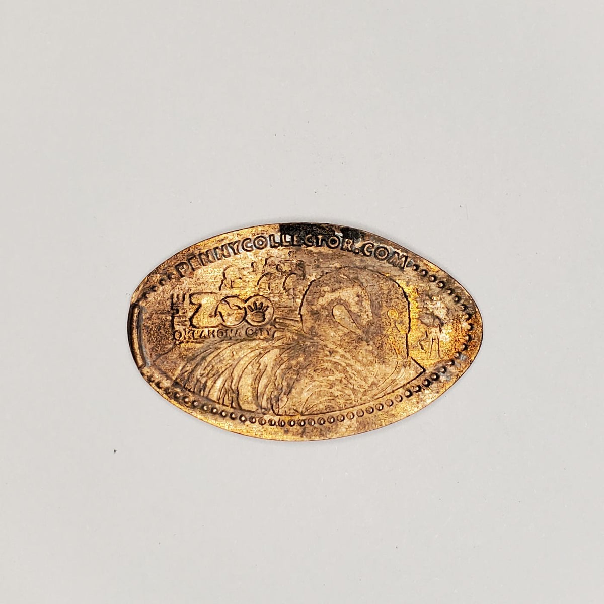 Pressed Penny: The Oklahoma Zoo - Swan – PennyPresses.com