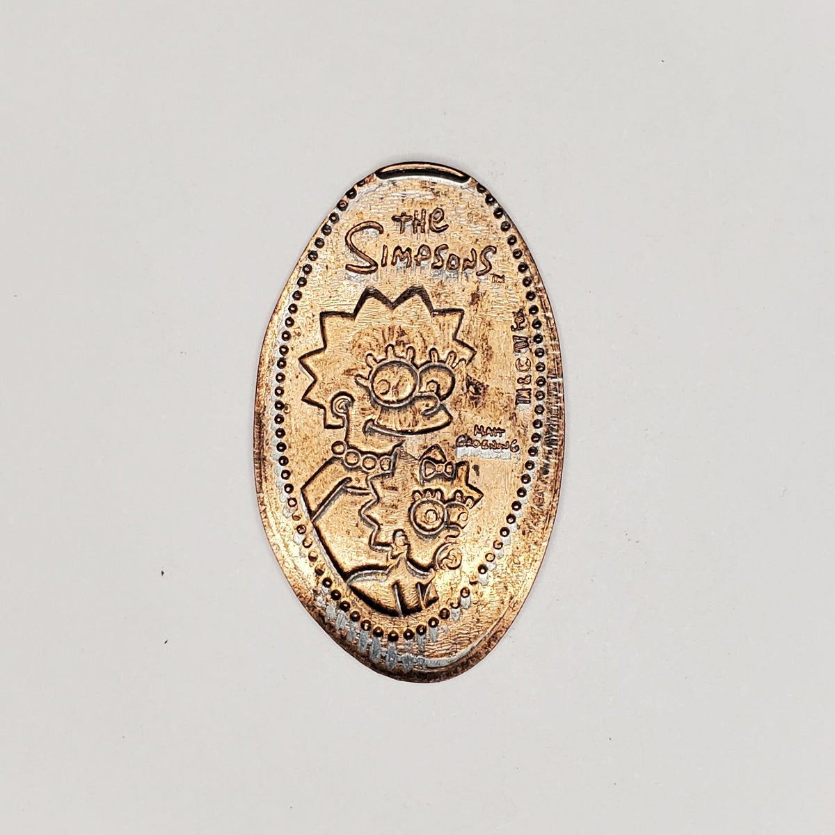 Pressed Penny: The Simpsons - Lisa and Maggie – PennyPresses.com