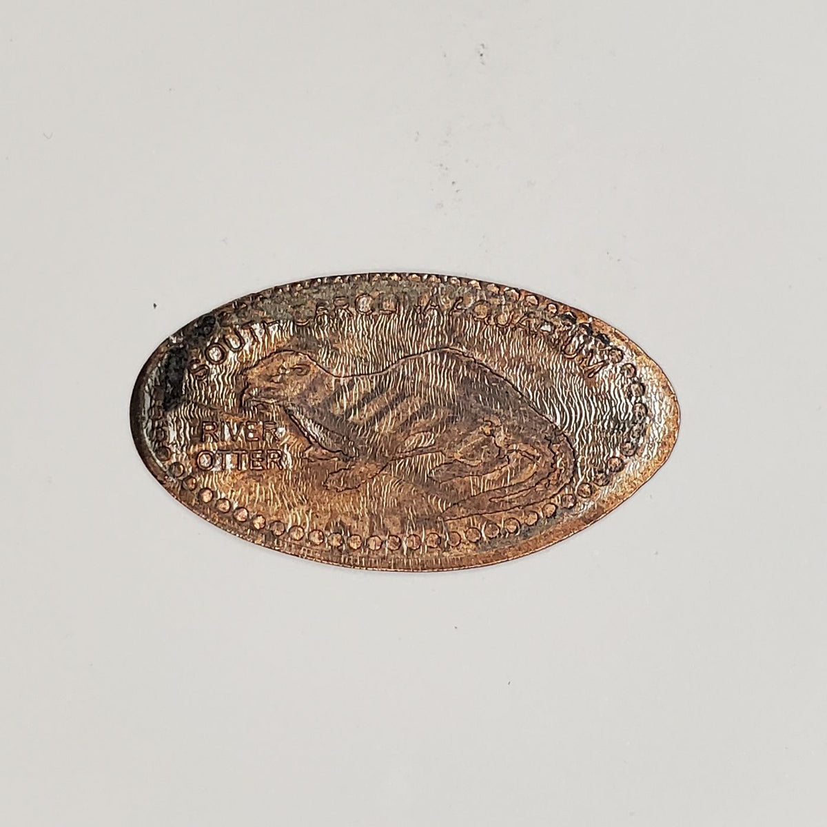 Pressed Penny: Sout Carolina Aquarium - River Otter – PennyPresses.com
