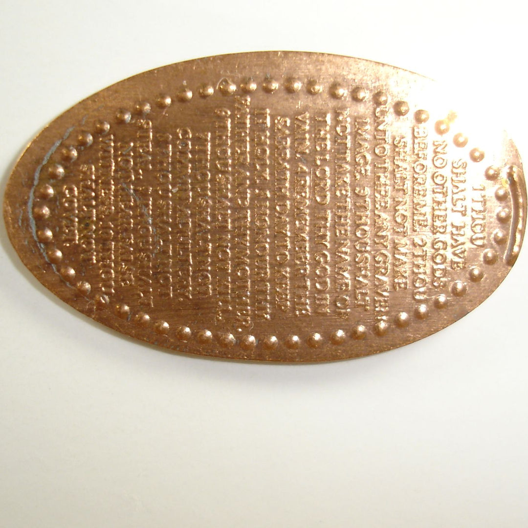 Pressed Penny: Ten Commandments – PennyPresses.com