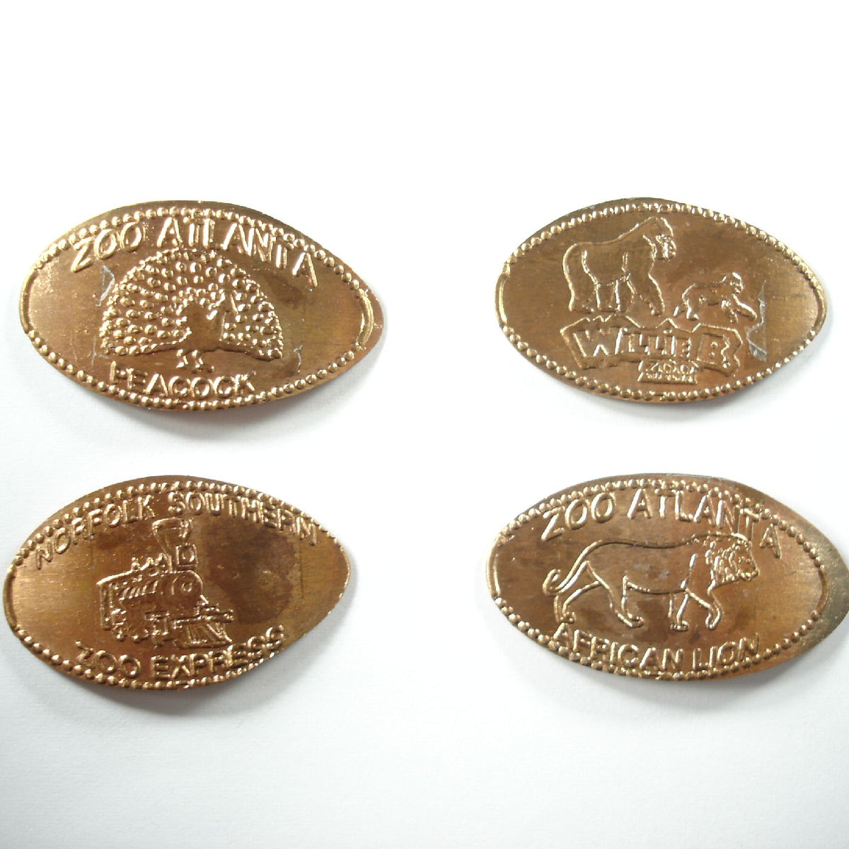 Zoo Atlanta 4 Coin Set – Penny Presses